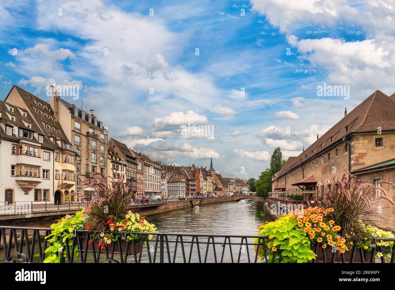 Strasbourg France, Colorful Half Timber House city skyline Stock Photo ...