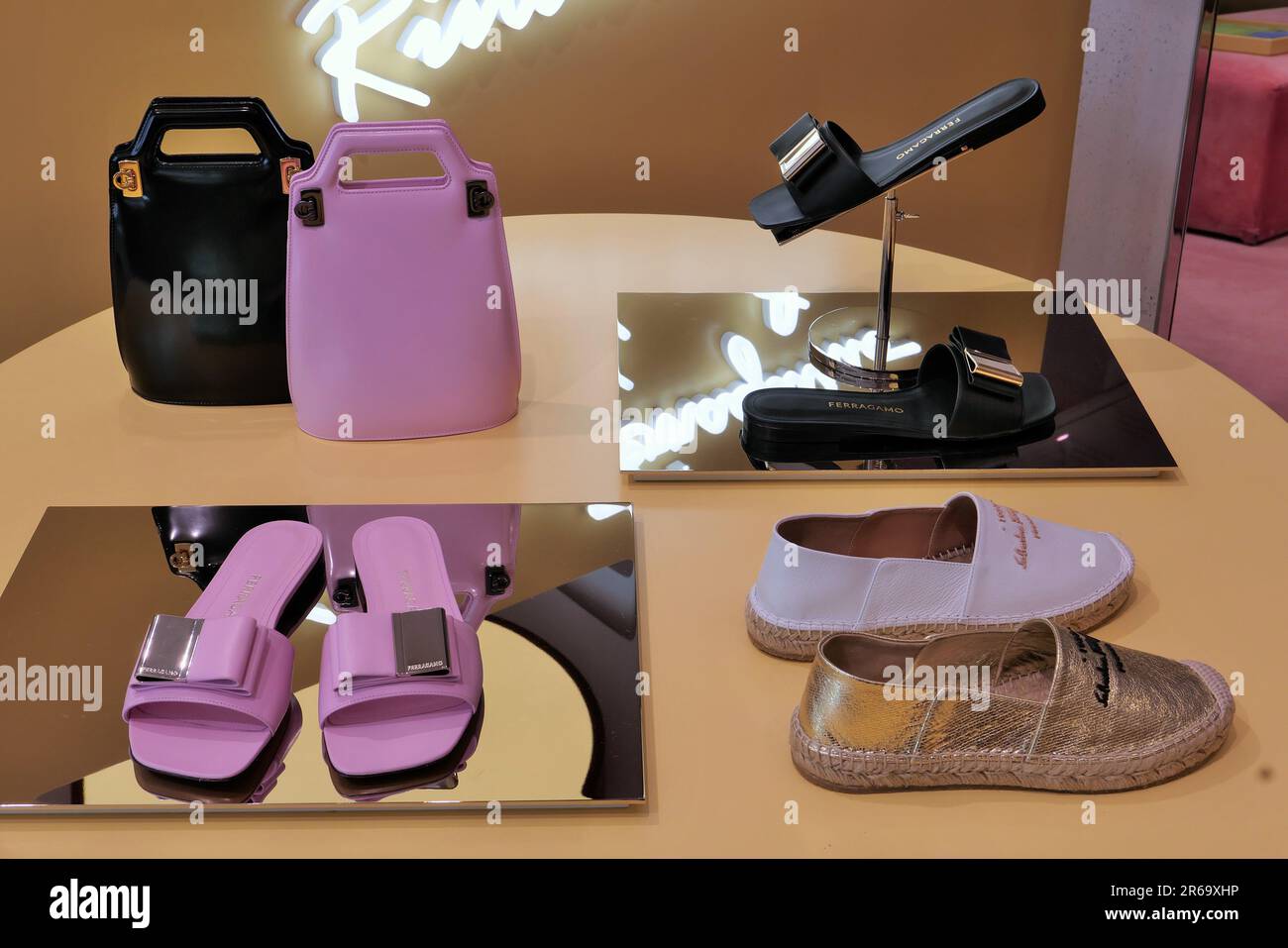 Salvatore ferragamo sandals hi-res stock photography and images - Alamy
