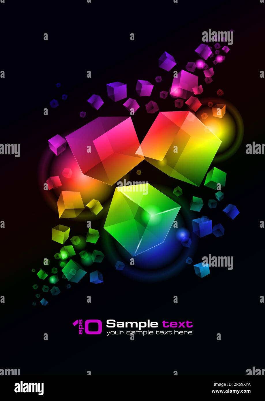 Abstract vector glowing background. For your design. Eps 10 Stock ...