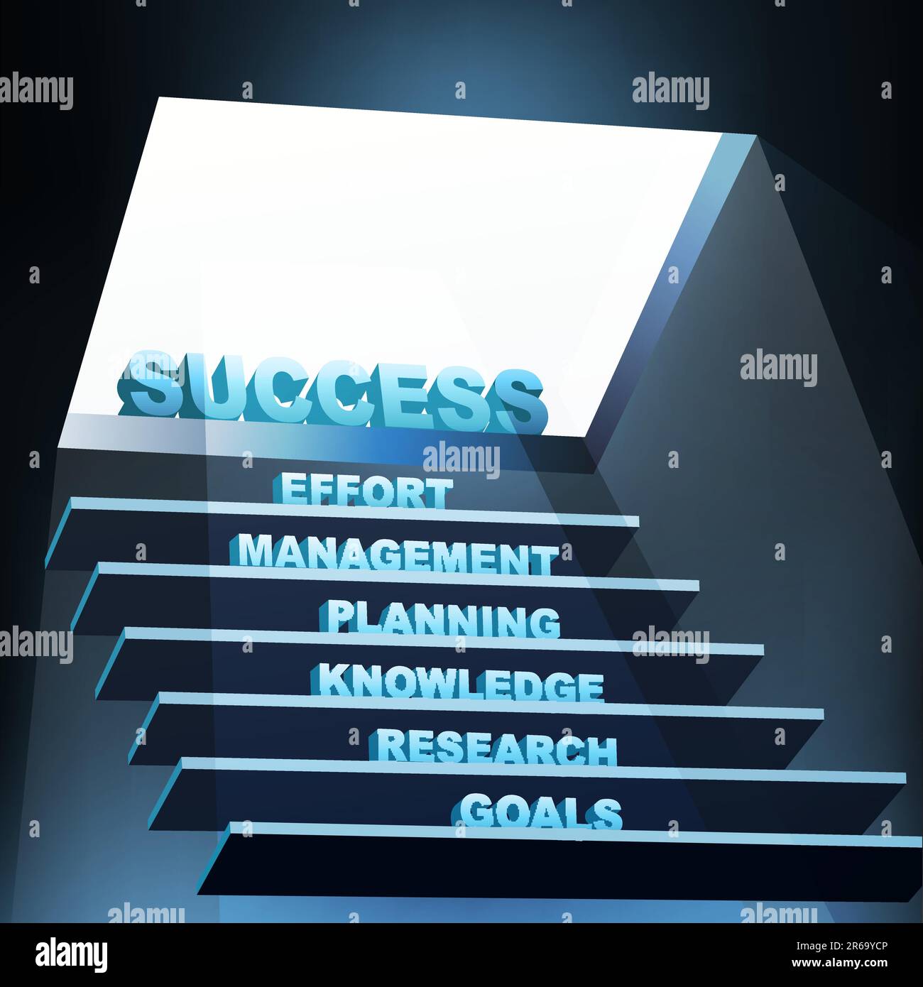 illustration of steps of success Stock Vector Image & Art - Alamy