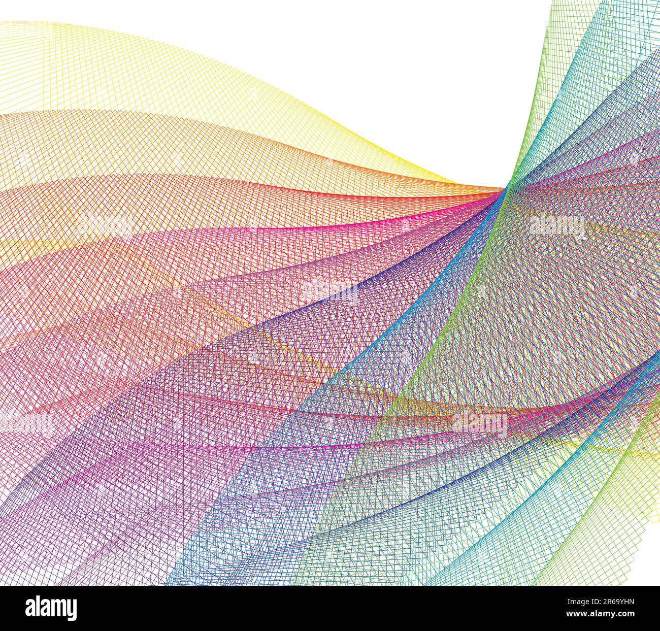Digital generated rainbow absract background Stock Vector Image & Art ...
