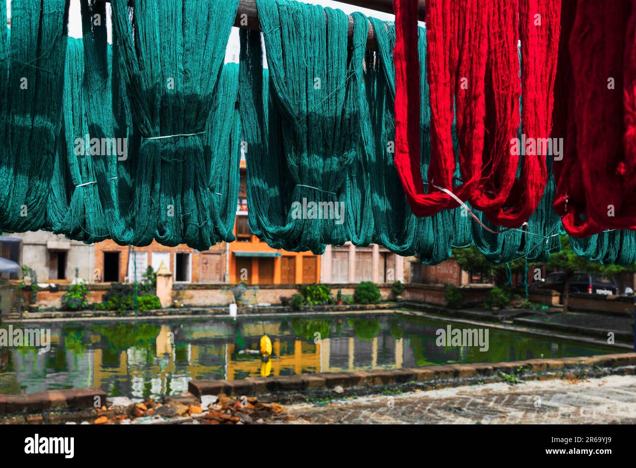 Colorful garments contrast hi-res stock photography and images - Alamy