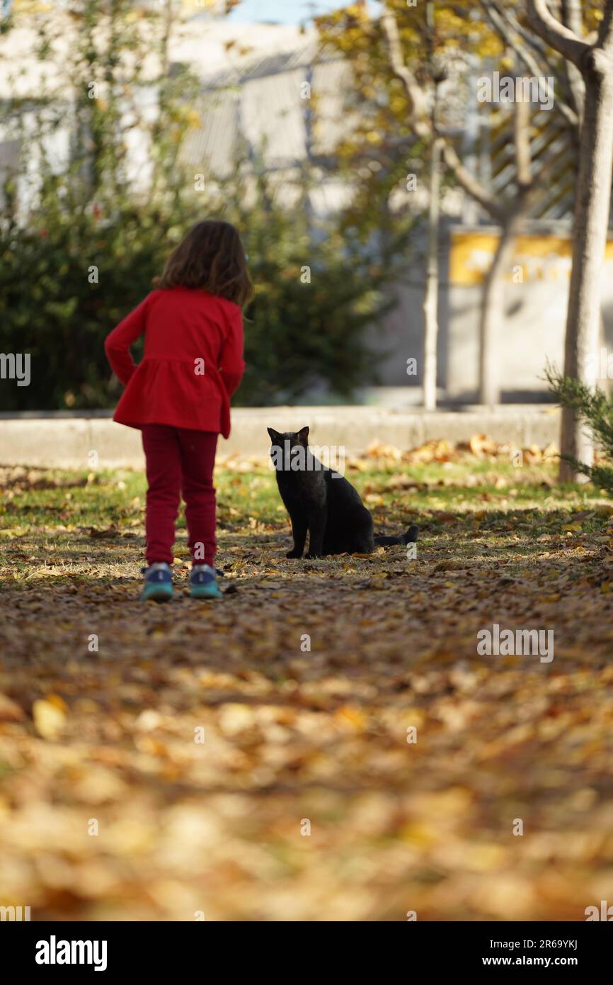 Children, nature and wildlife Stock Photo - Alamy