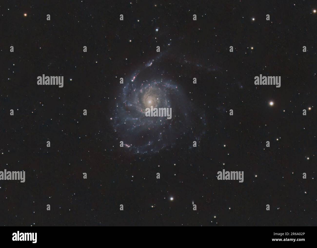 Pinwheel Galaxy (Messier 101) in the constellation Ursa Major, also ...