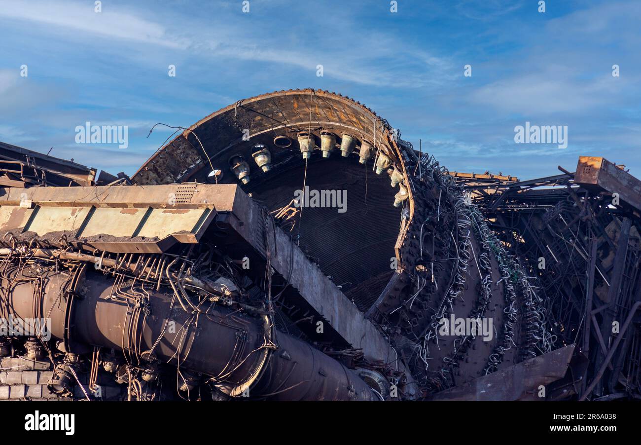The Redcar Blast Furnace after Demolition, Former Steel Works Site ...