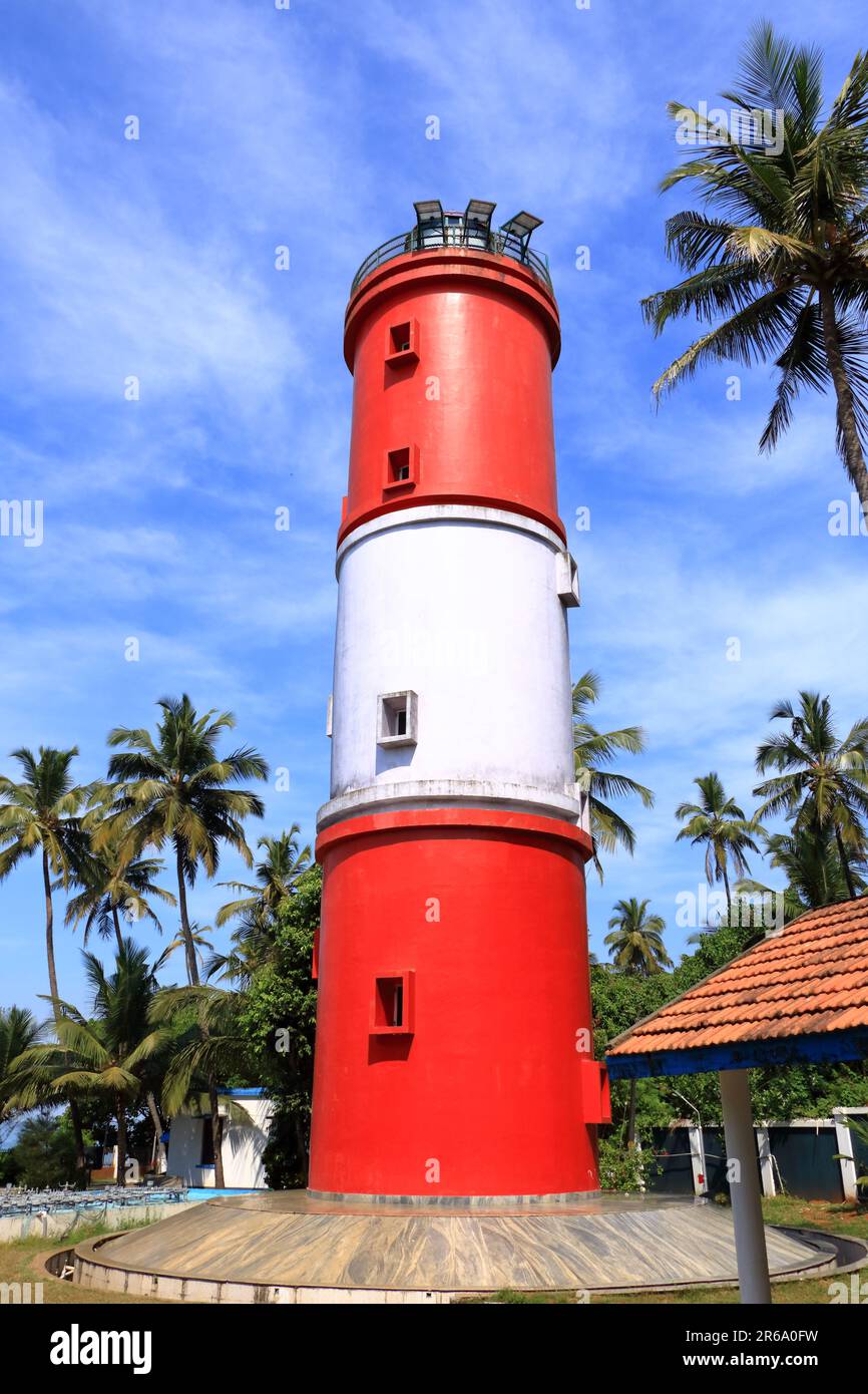 the Kannur lighthouse in Kerala state, India Stock Photo - Alamy