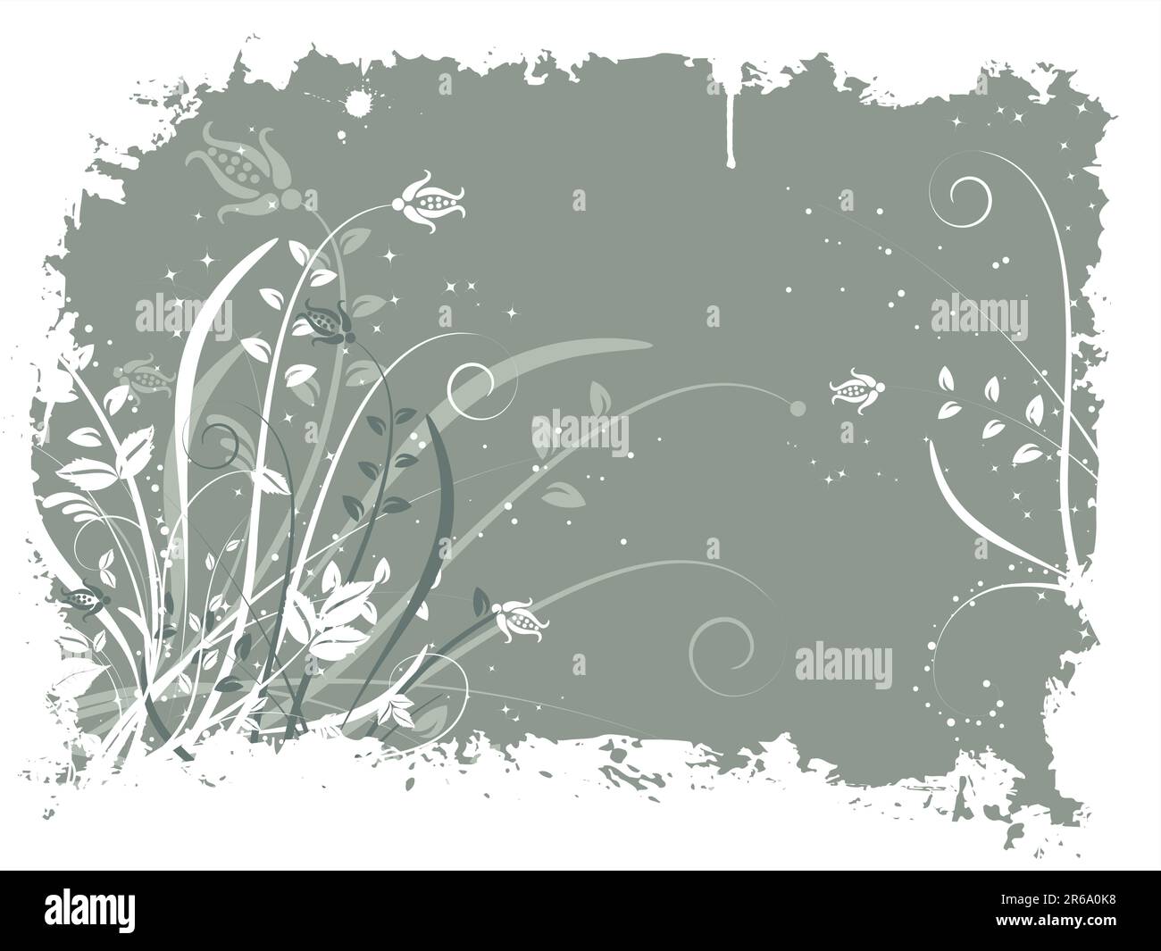 Floral design grunge Stock Vector Images - Alamy