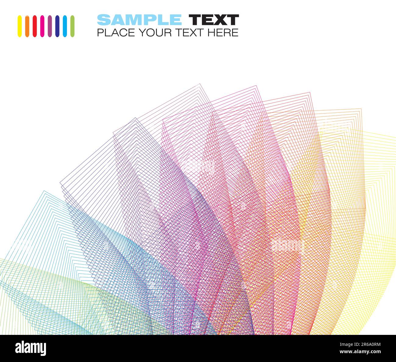 Digital generated rainbow absract background Stock Vector Image & Art ...