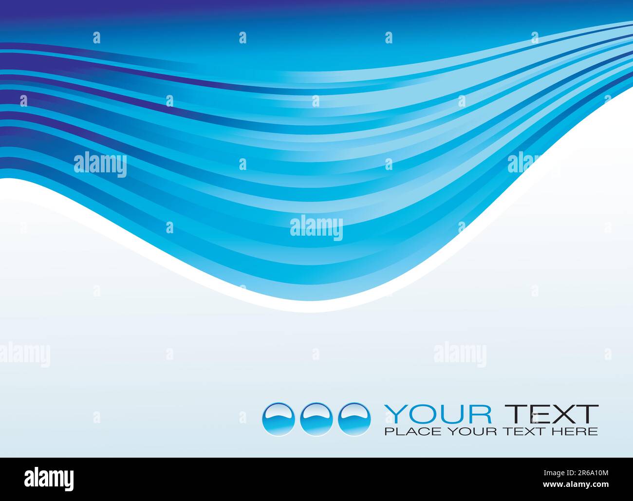 Business or corporate Card with concept waves graphics Stock Vector ...