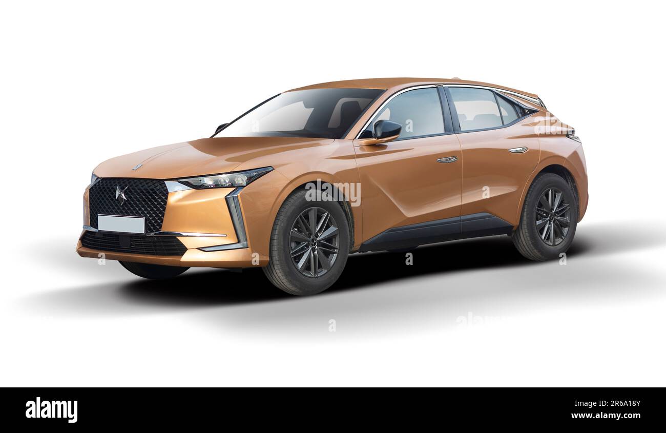 DS4 car isolated on white background Stock Photo - Alamy