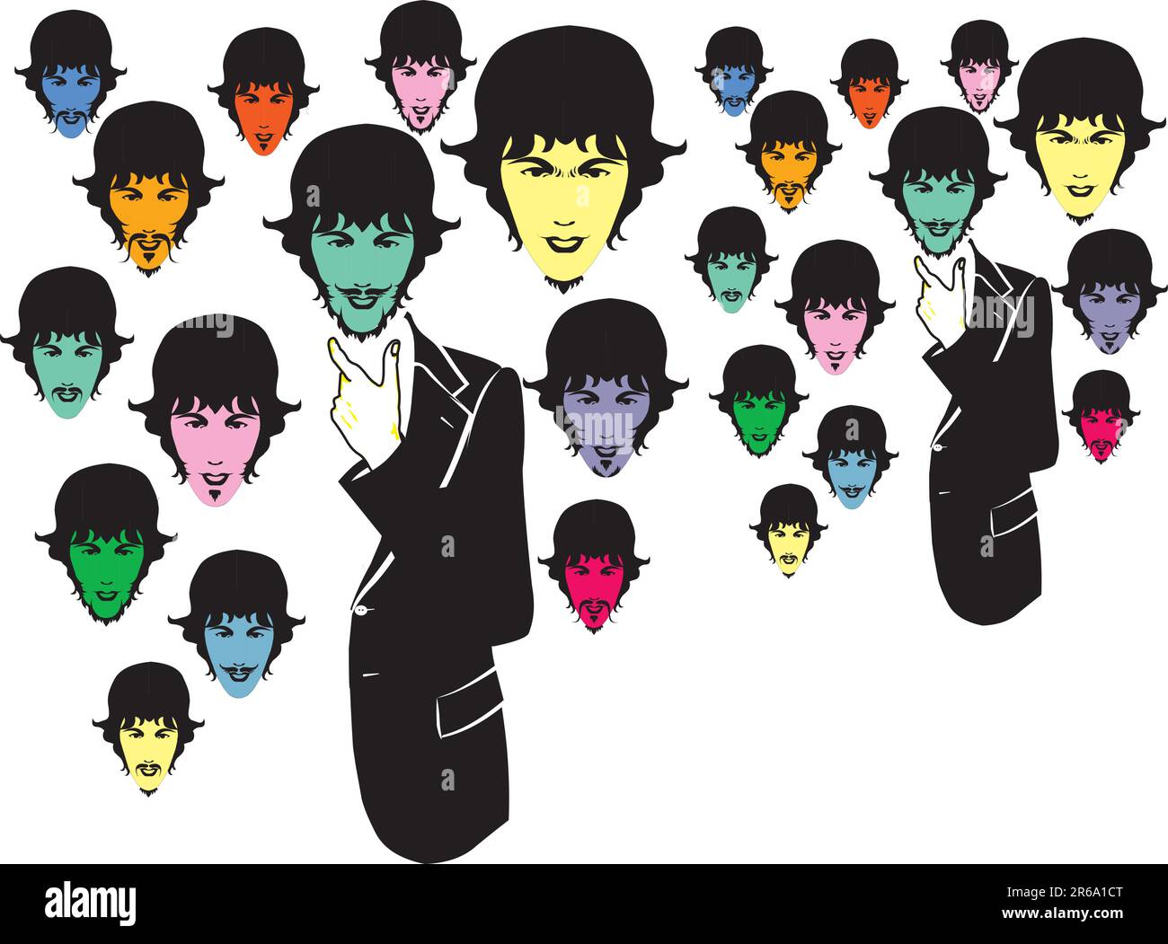 Barbershop man Stock Vector Images - Alamy