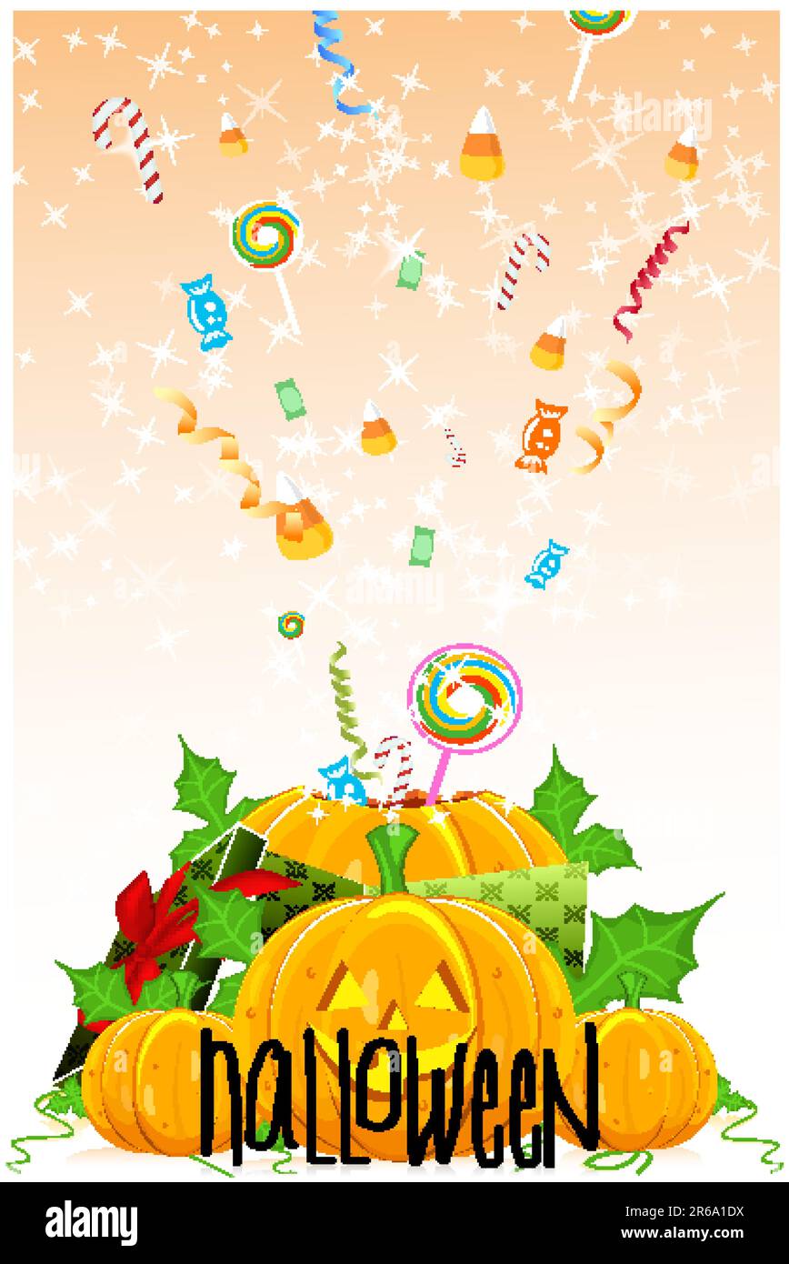 Home decor halloween celebration Stock Vector Images - Alamy