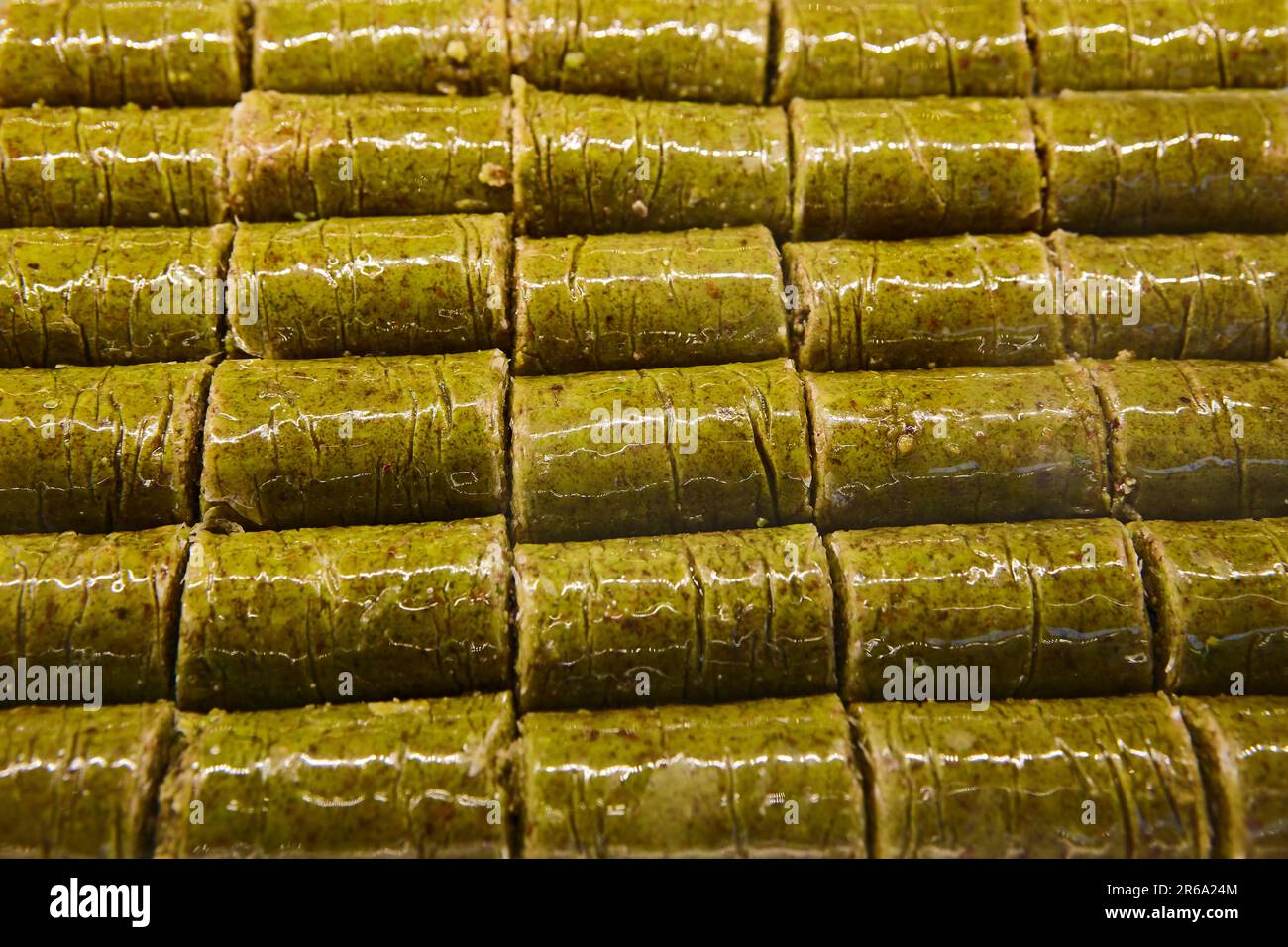 Traditional turkish sweet honey desserts. Oriental food. Baklawa Stock ...