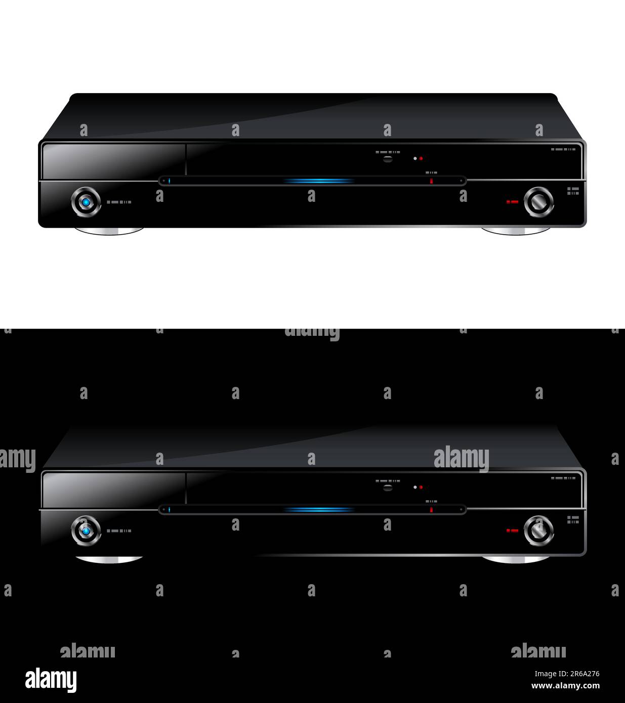 icon vector black dvd player Stock Vector Image & Art - Alamy