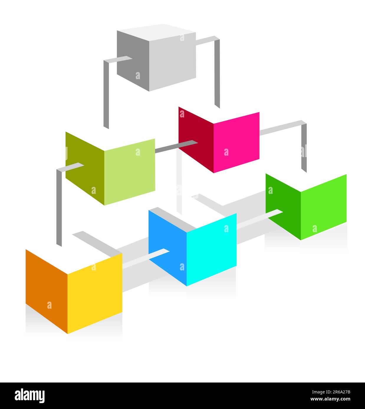 A hub of connectivity Stock Vector Images - Alamy