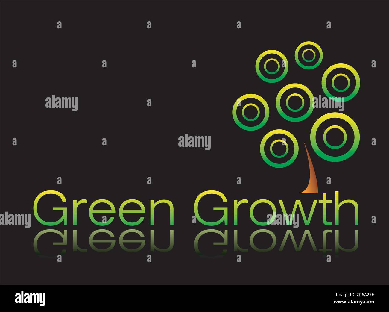 Globe growth Stock Vector Images - Alamy