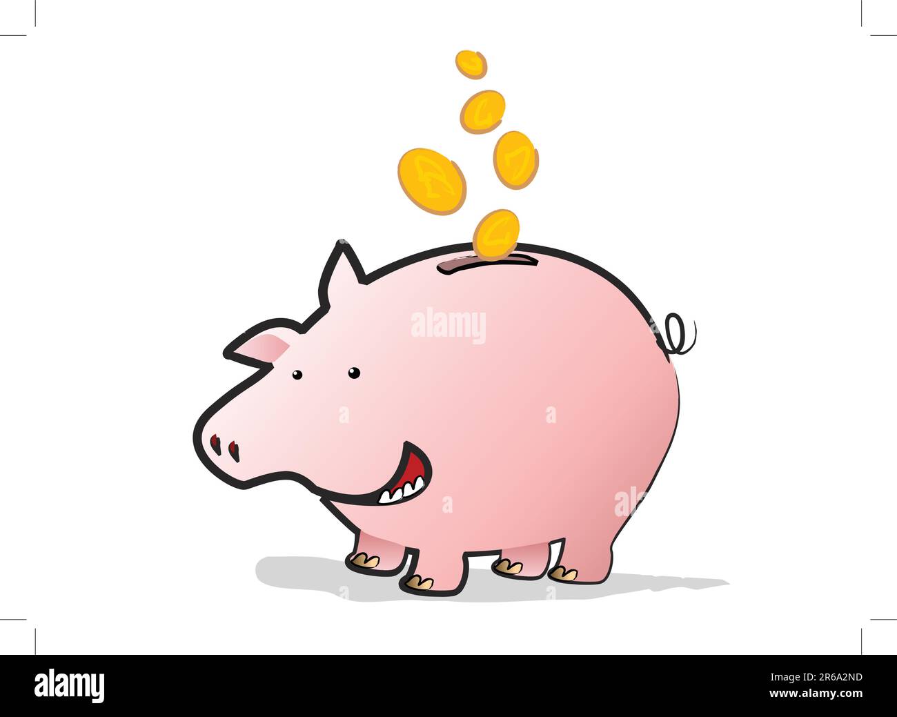 Dropping a coin Cut Out Stock Images & Pictures - Alamy