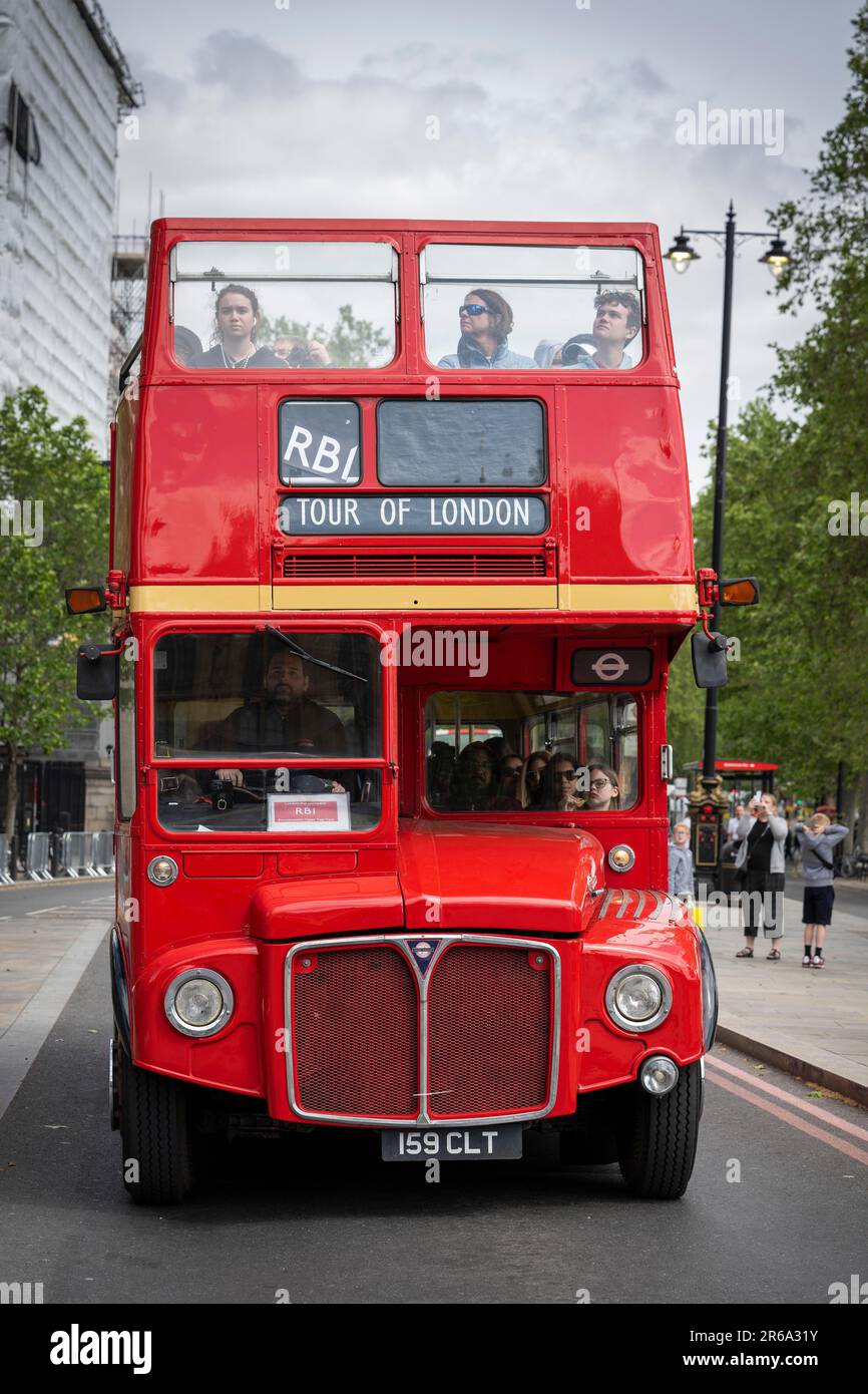 Old Routemaster Double Decker Bus, Tourist Tour, London, England ...