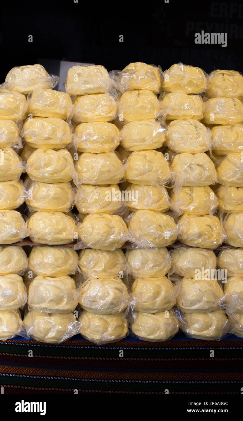 Fresh butter pieces as farm dairy product Stock Photo - Alamy