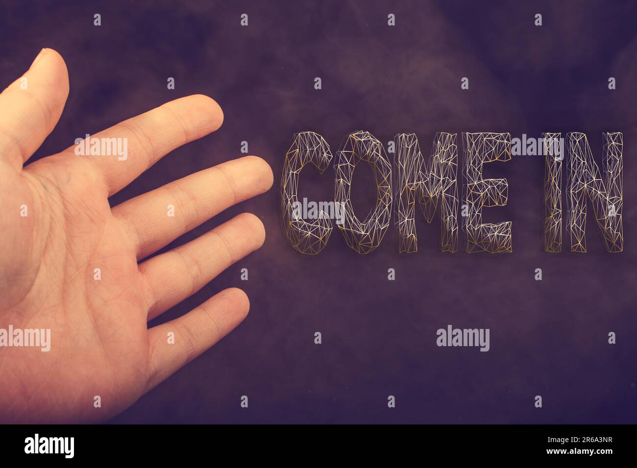 Welcome gesticulation hi-res stock photography and images - Alamy