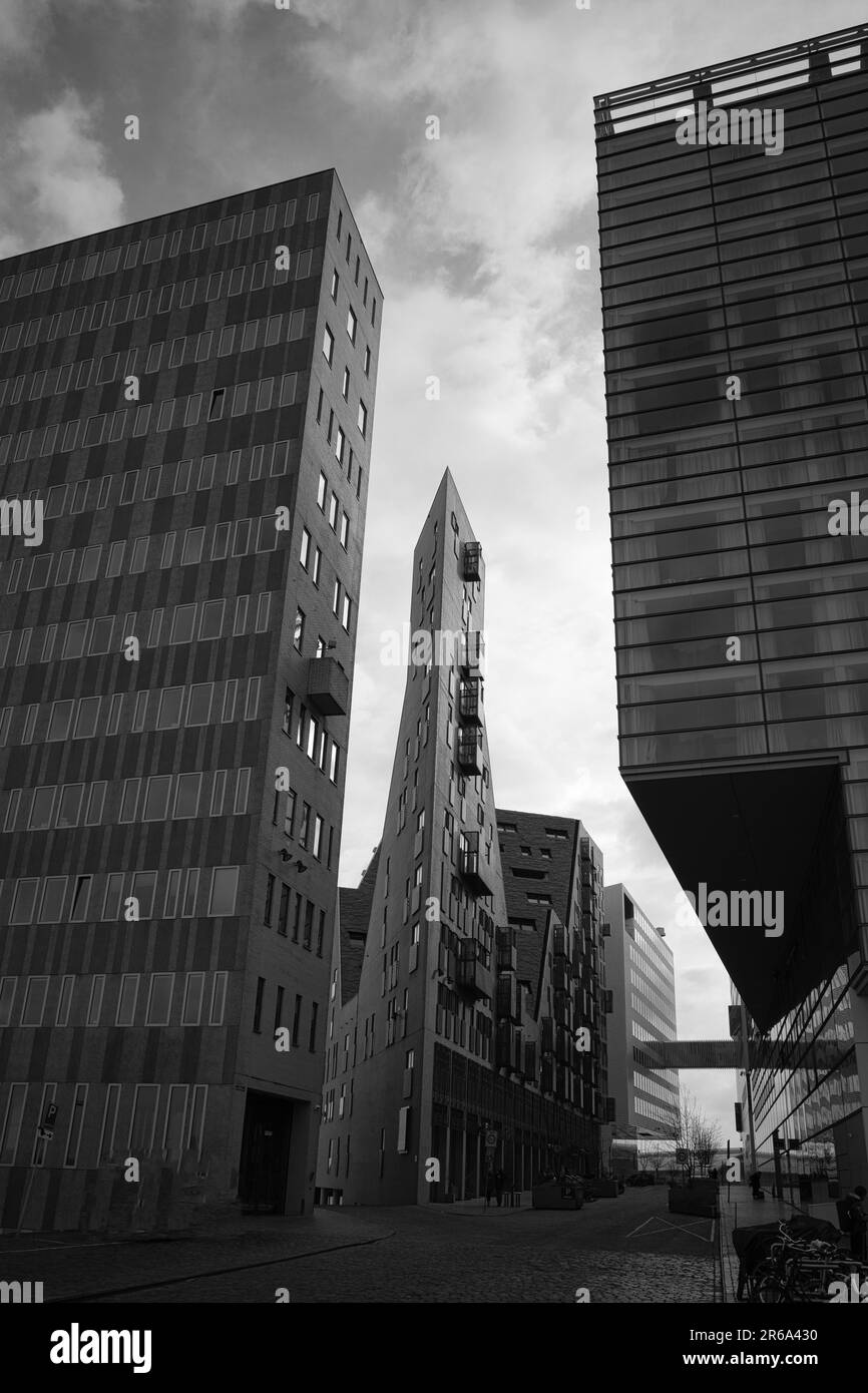 Building at the harbour, Amsterdam, capital of the Netherlands, Holland ...