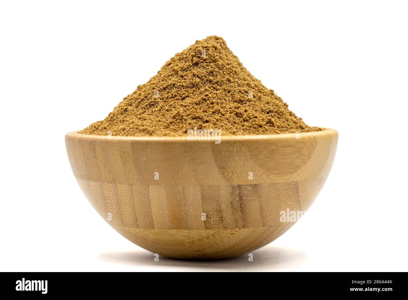 Coriander powder isolated on white background. Powdered dried Coriander ...