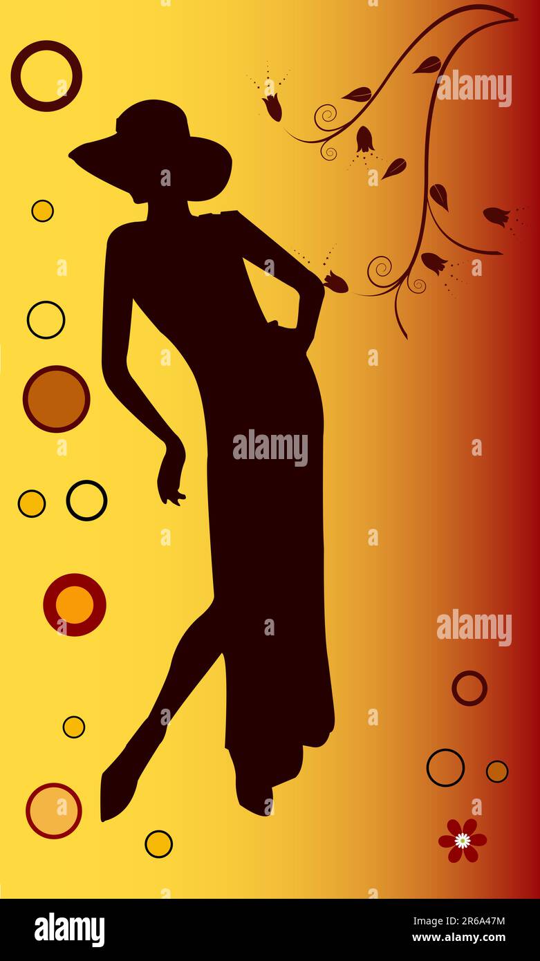 Fashion woman - vector illustration Stock Vector Image & Art - Alamy