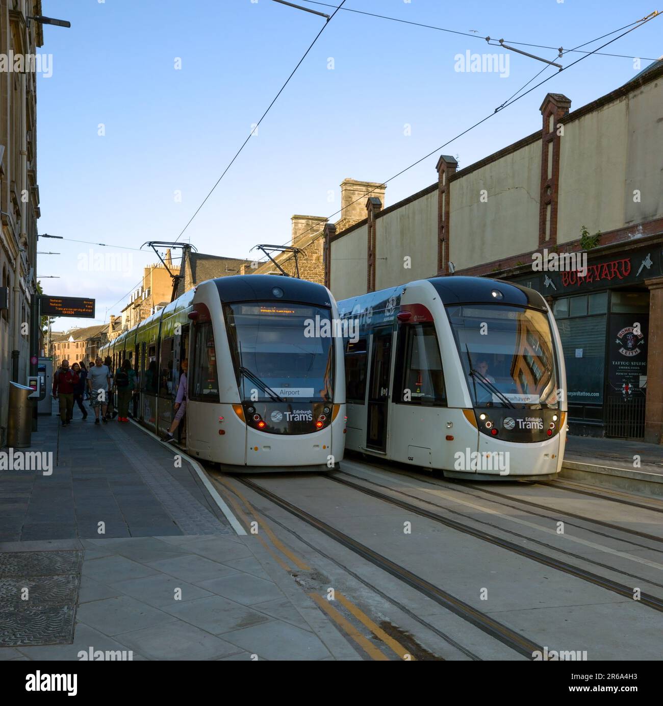 Tram Extension From Newhaven to Edinburgh Airport started on the 7th June 2023, Edinburgh ...