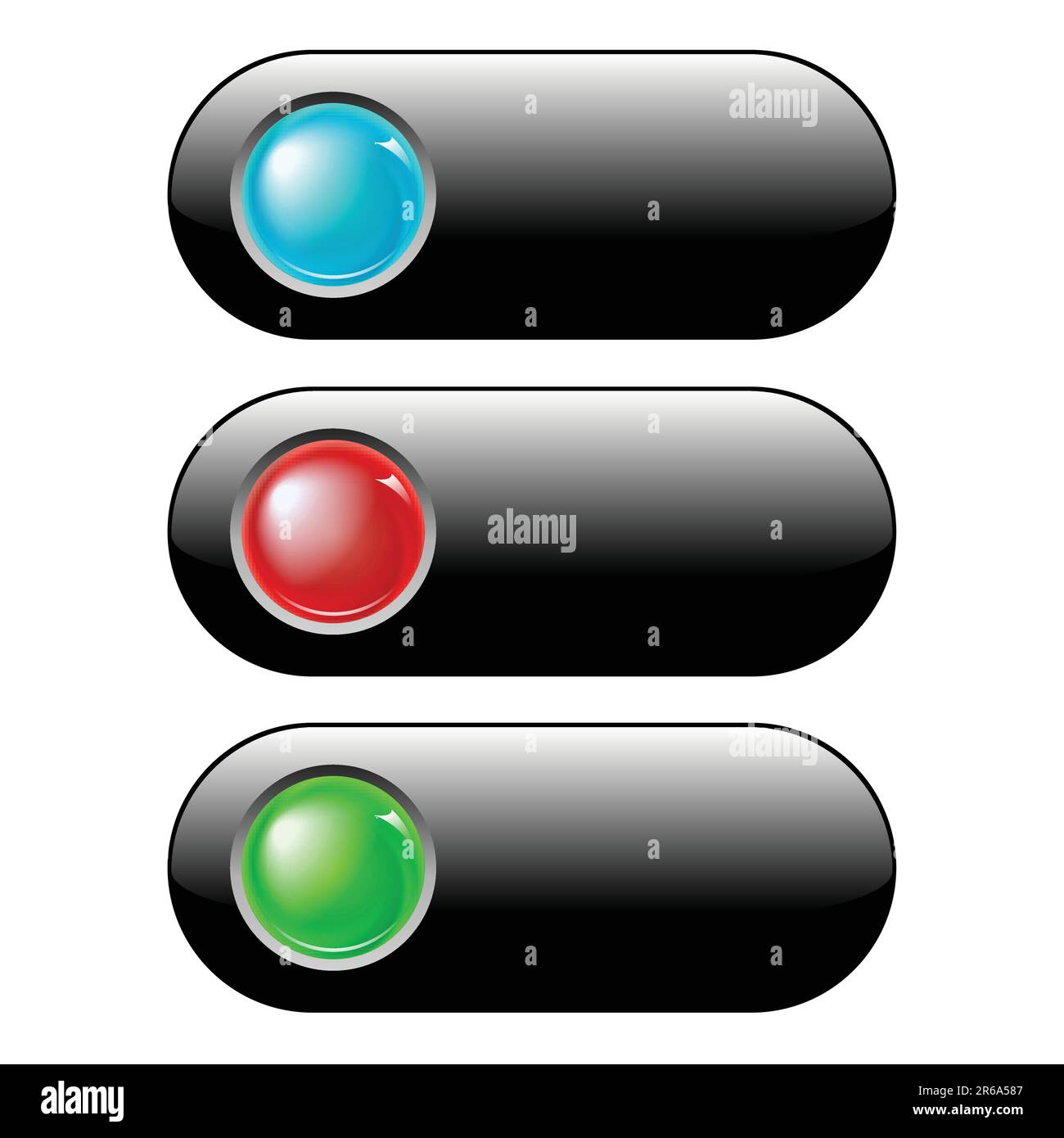 Vibrant buttons Stock Vector Images - Alamy