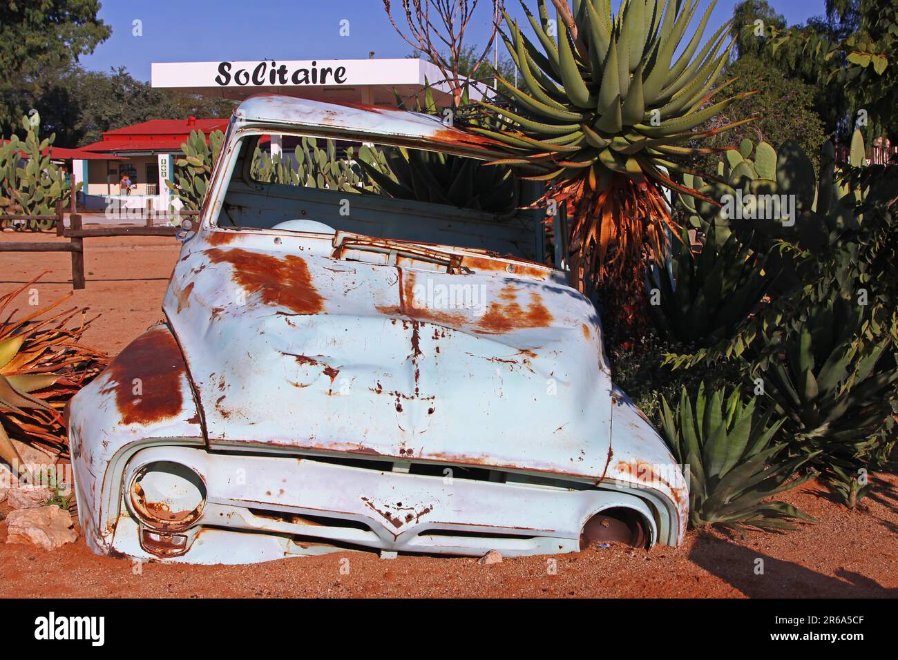Rusty car on the road Stock Photo - Alamy