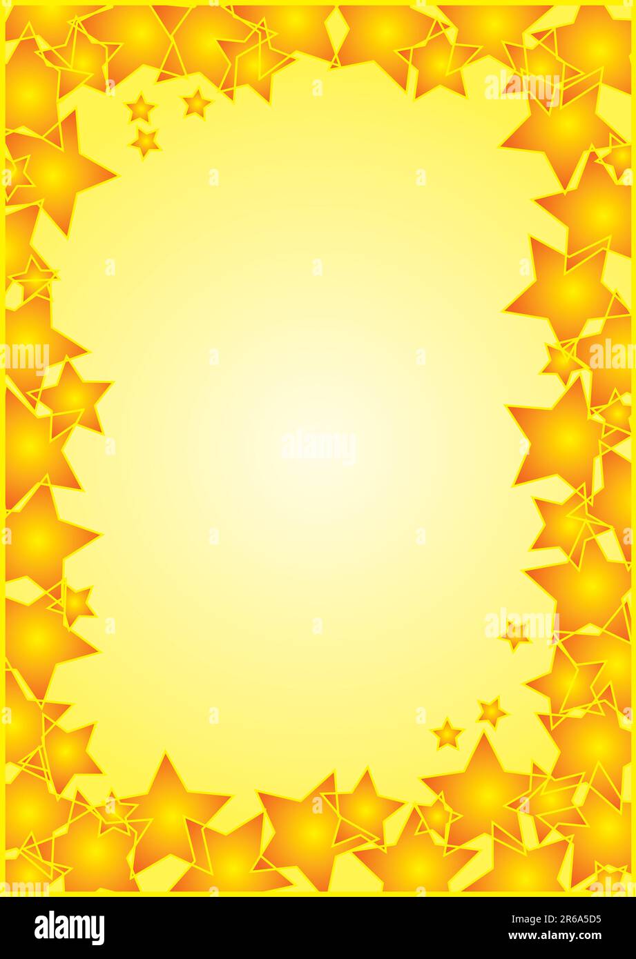 Yellow Star Borders And Frames