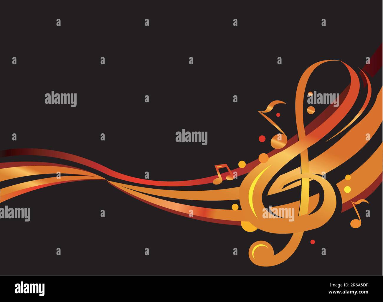 abstract notes in black background Stock Vector Image & Art - Alamy