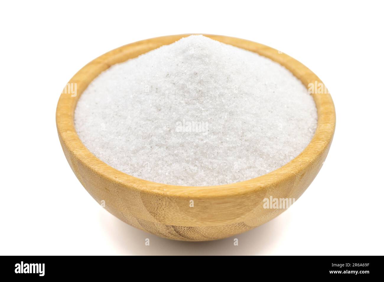 Natural minaret crystal non-iodized grinding salt isolated on white ...