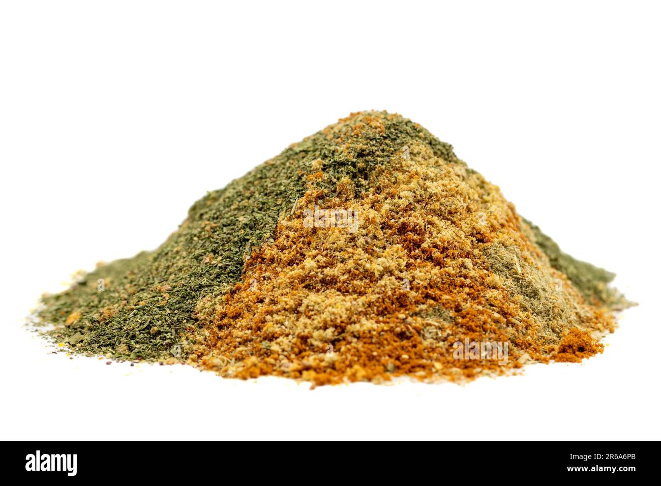 Mixed spice. Spices prepared with a mixture of mint, fenugreek flour ...