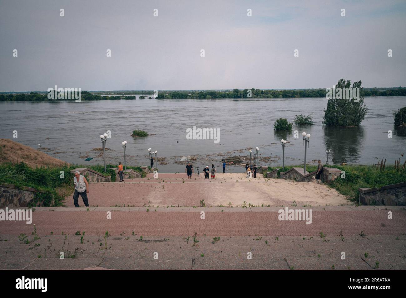 Kherson, Ukraine. 07th June, 2023. Nicolas Cleuet/Le Pictorium ...