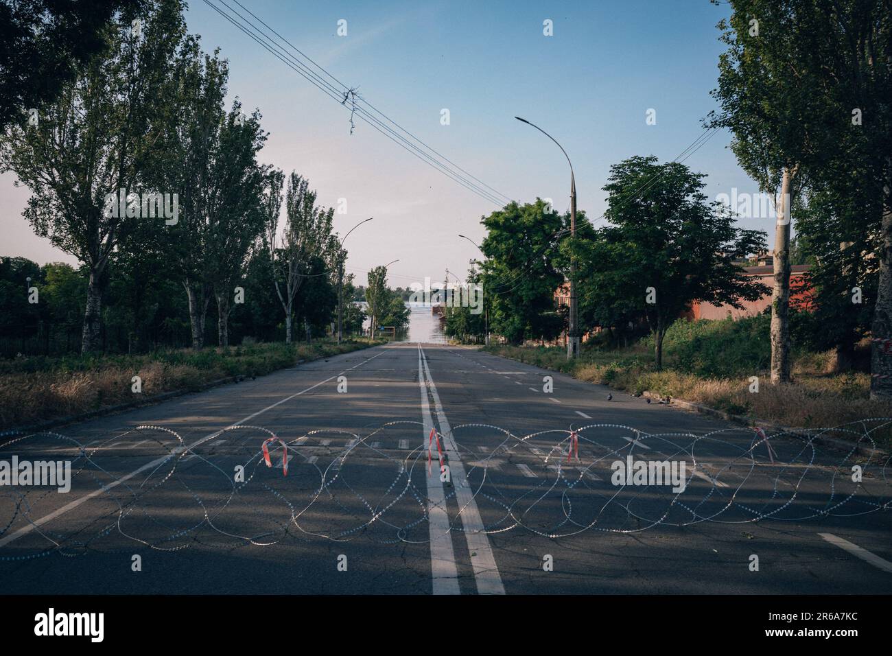 Kherson, Ukraine. 07th June, 2023. Nicolas Cleuet/Le Pictorium ...