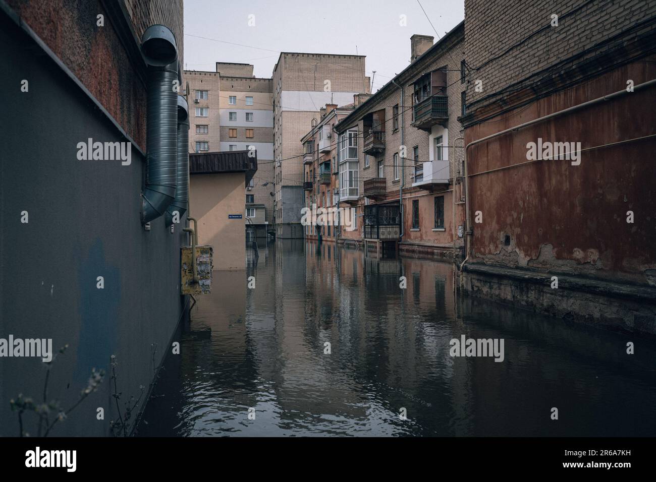 Kherson, Ukraine. 07th June, 2023. Nicolas Cleuet/Le Pictorium ...