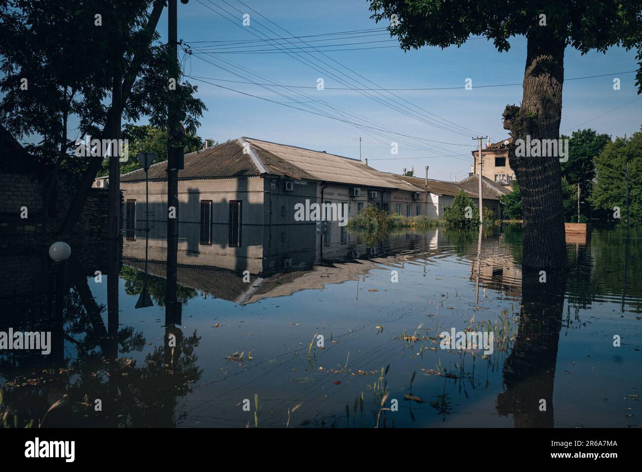 Kherson, Ukraine. 07th June, 2023. Nicolas Cleuet/Le Pictorium ...