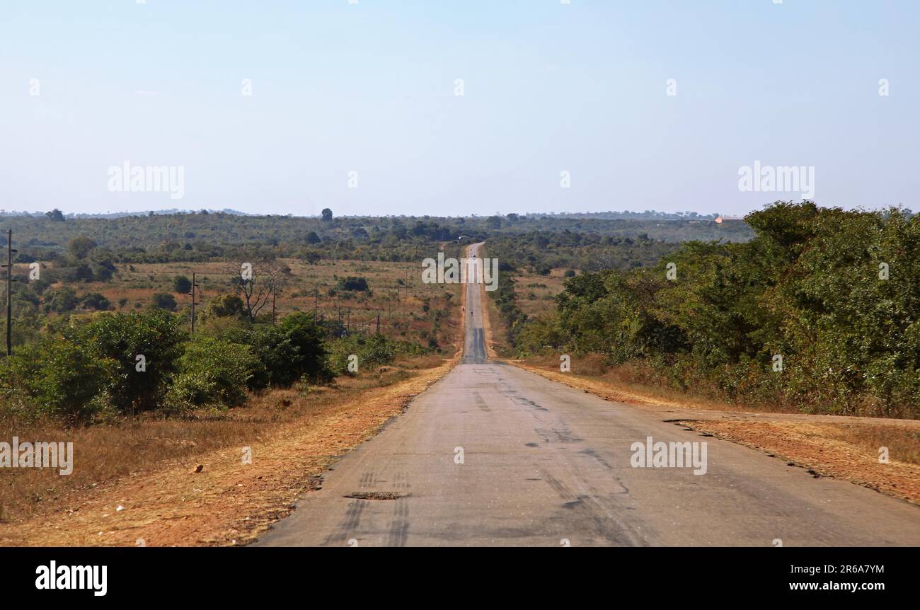 On the Great East Road between Lusaka and Chipata, Zambia, on the ...