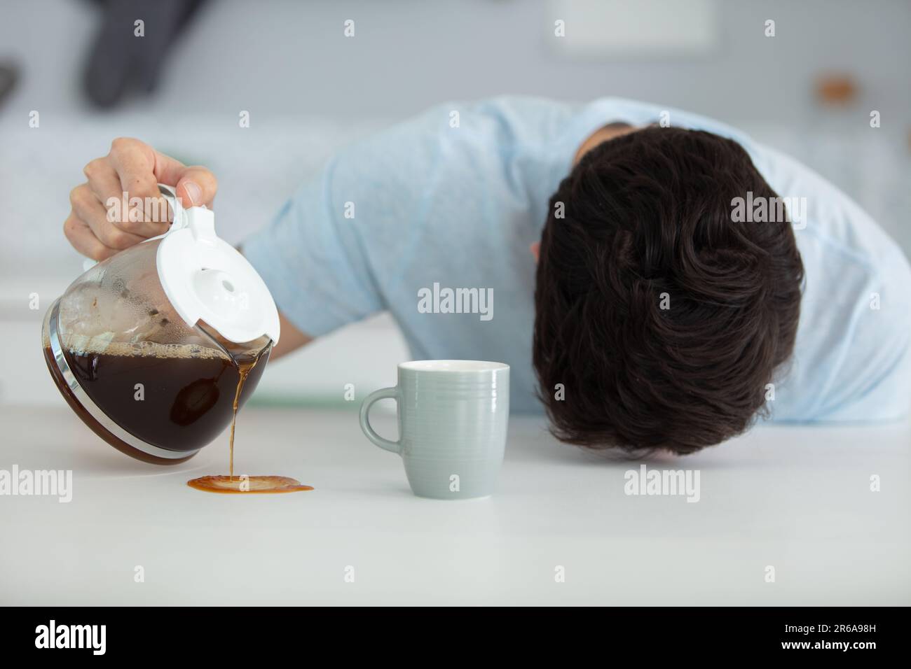 Coffee spill man hi-res stock photography and images - Alamy