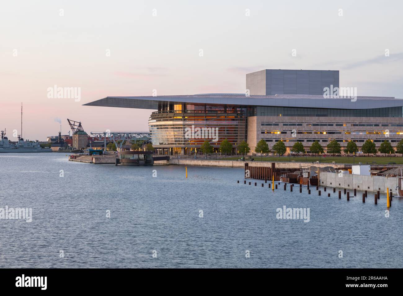 Denmark, Copenhagen - 15 May 2019: View of the Copenhagen Opera House ...