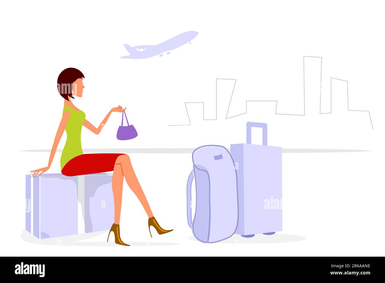 Female journey Stock Vector Images - Alamy