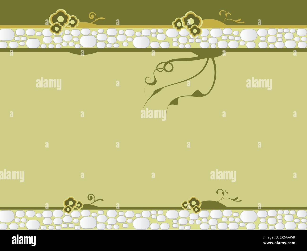 Illustration of natural elements in Landscape scenic Stock Vector Image ...