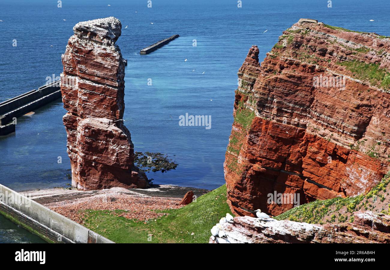Lange Anna on the island of Heligoland, Germany, on famous Island ...