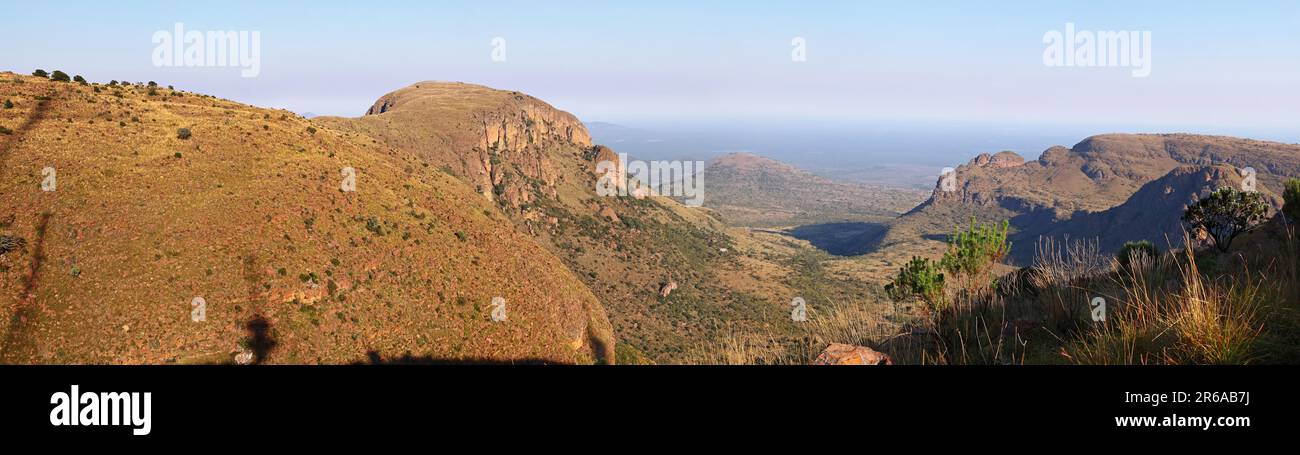 Panorama vom Lenong Aussichtspunkt im Marakele-Nationalpark, S Stock ...