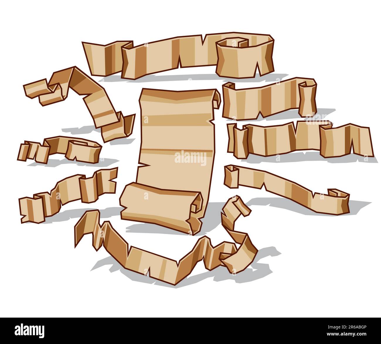 Victorian map illustration Cut Out Stock Images & Pictures - Alamy