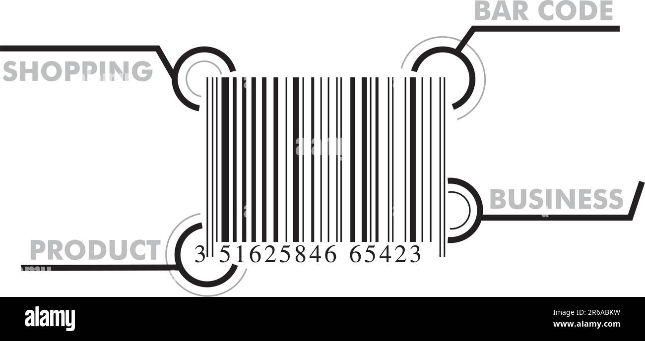 Bar Code Graphic With Signs Stock Vector Image And Art Alamy