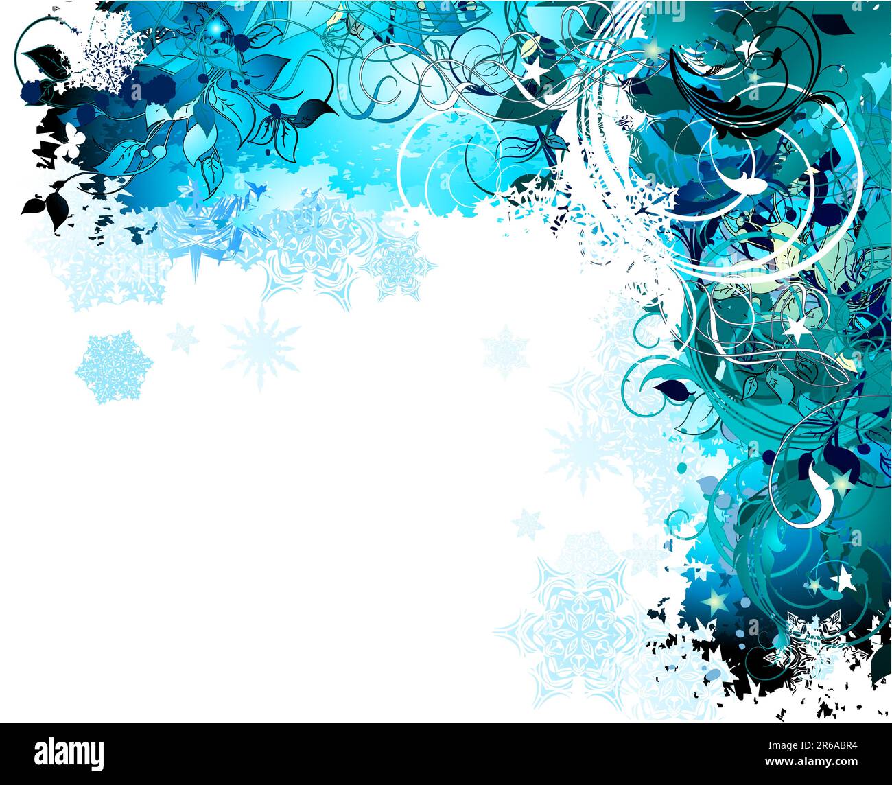 Concept winter frost beautiful Stock Vector Images - Alamy