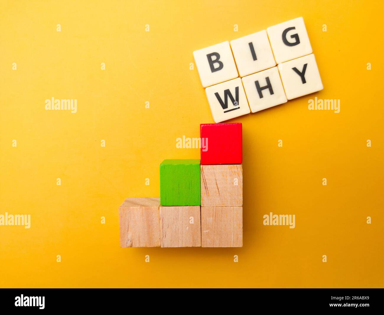 A set of bright, colorful blocks arranged to spell out the phrase Big ...