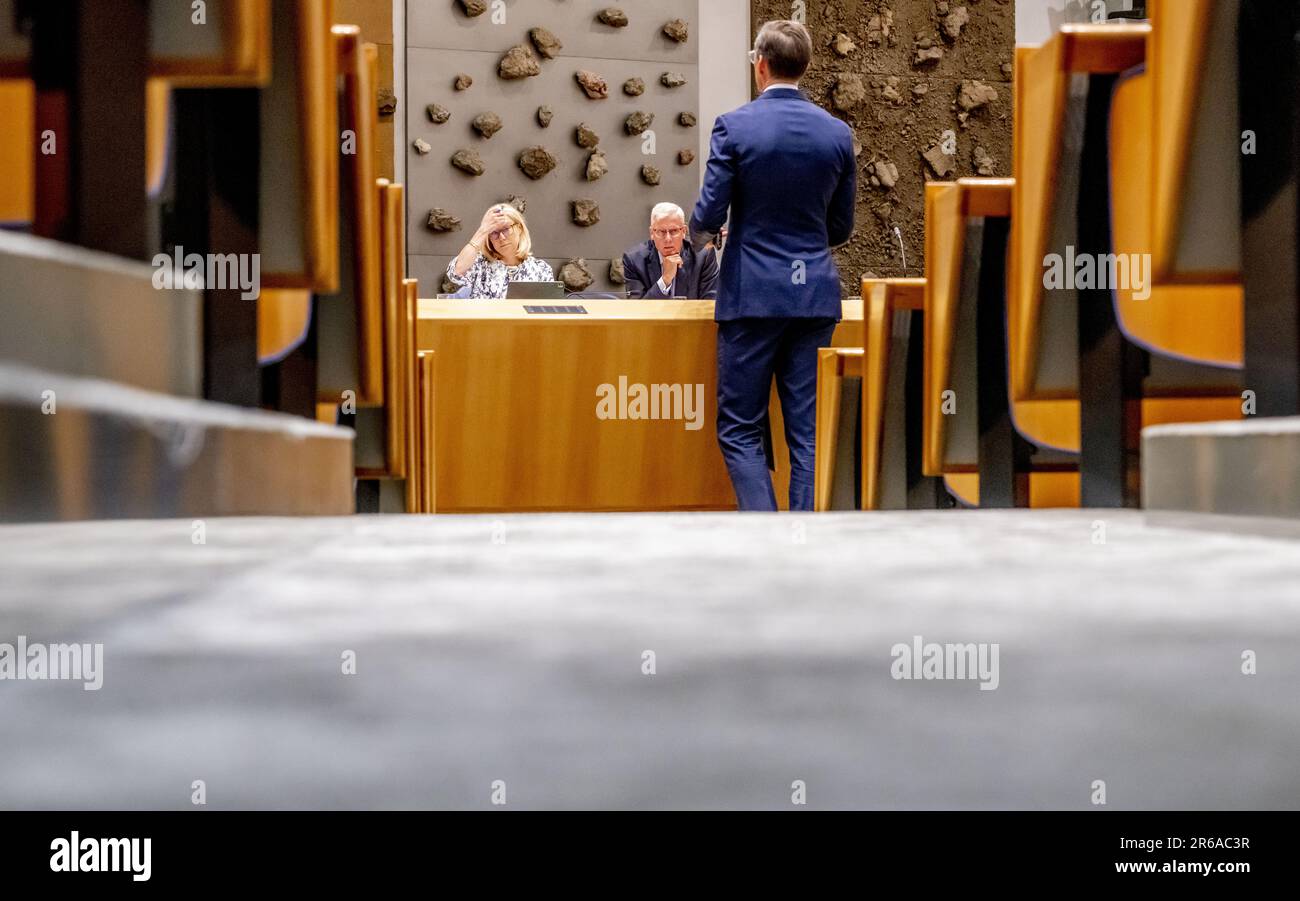 THE HAGUE - Sigrid Kaag, Minister of Finance and Marnix van Rij, State ...